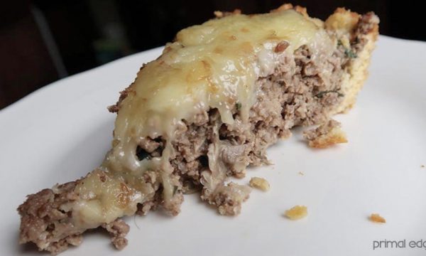 45-Minute Baked Keto Meatza with Beef Heart Recipe