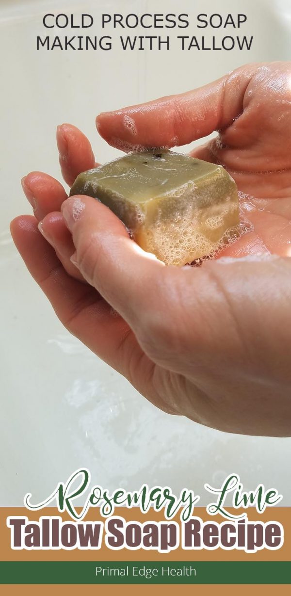 Cold Process Soap Making with Tallow + RECIPE