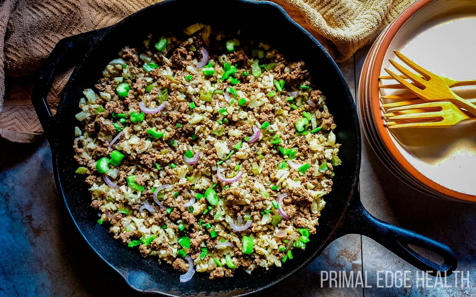 Easy Cajun Dirty Rice Recipe with Ground Beef (Keto)