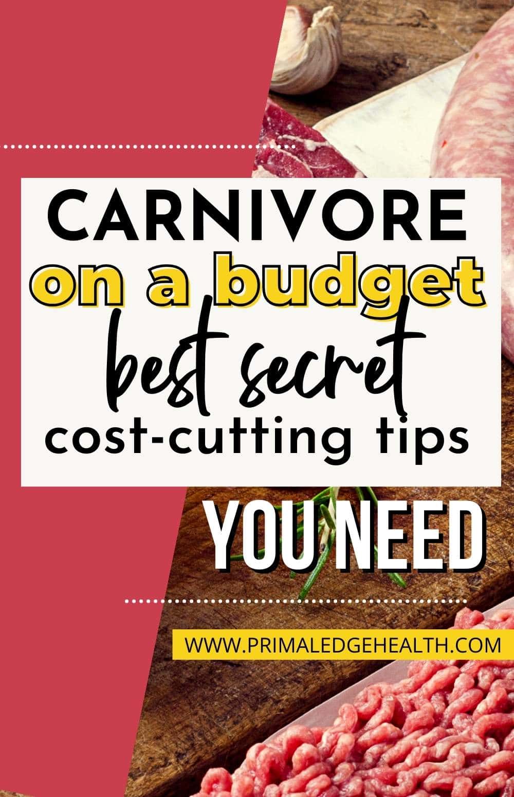 Best Carnivore Diet on A Budget Tips to Beef up Your Savings