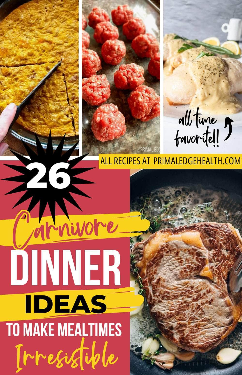 15 Carnivore Dinner Ideas to Make Mealtimes Irresistible