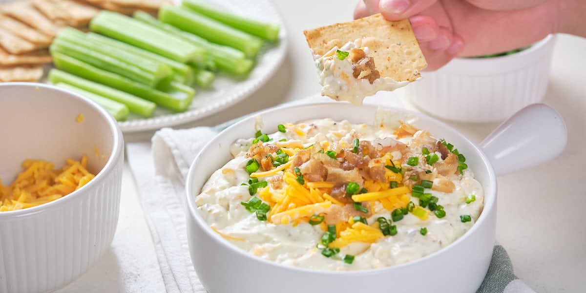 Warm or Cold Crack Dip Recipe Ready in 5 Minutes