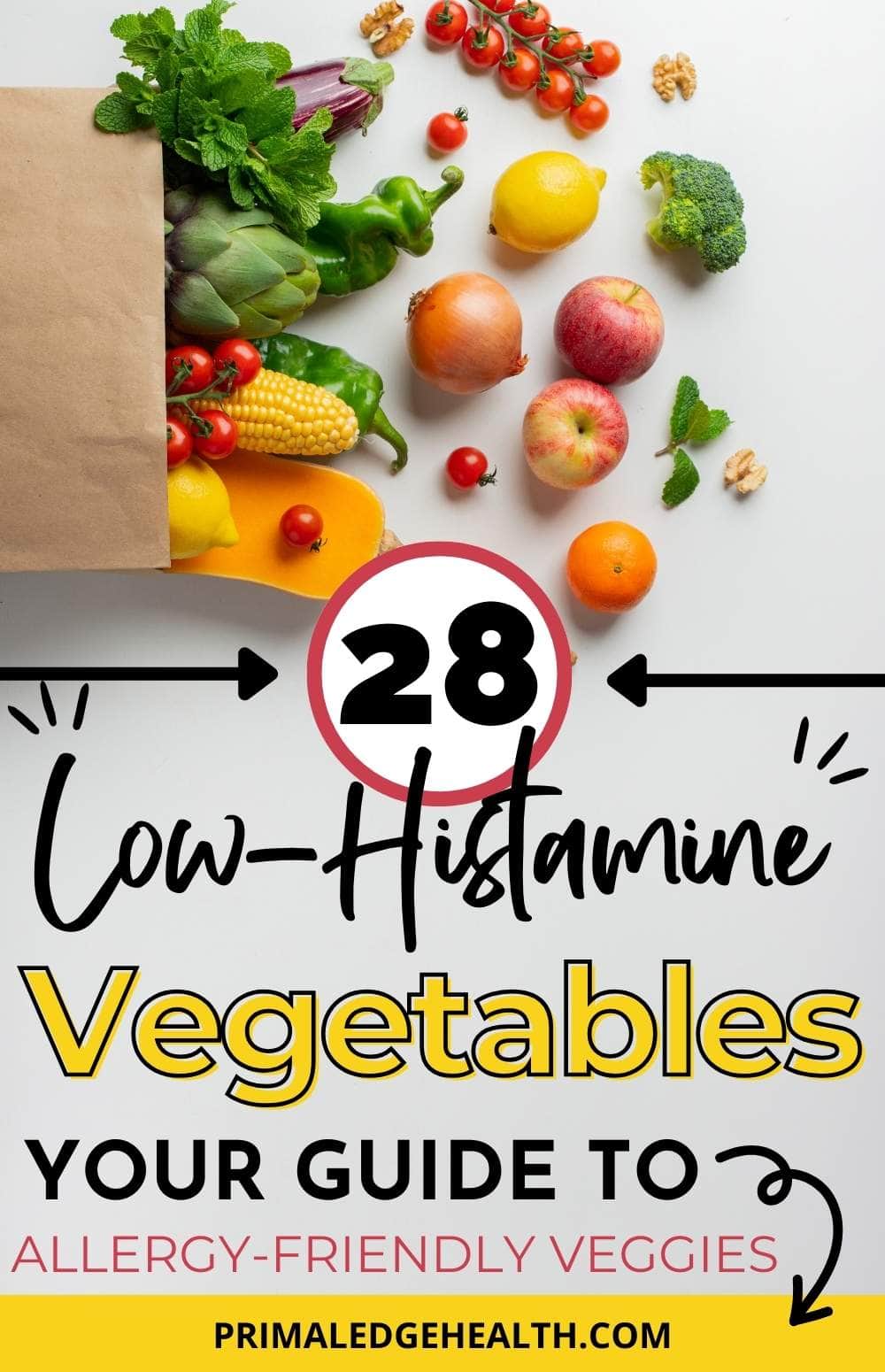 Low-Histamine Vegetables for Allergy-Friendly Meals