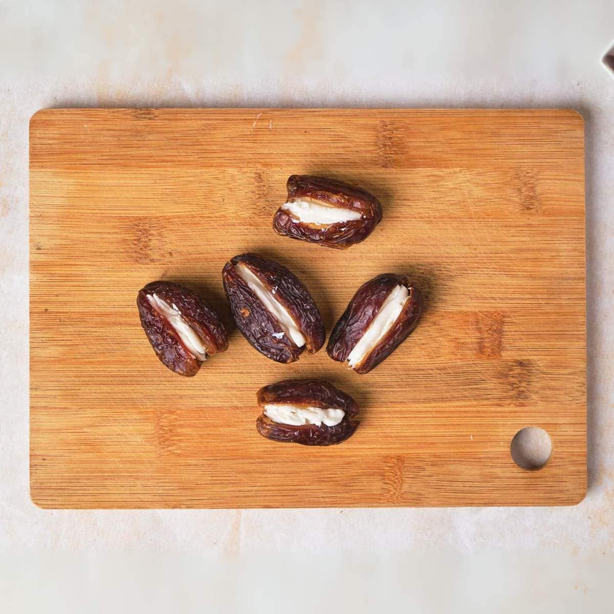 3-Ingredient Goat Cheese Stuffed Dates Recipe