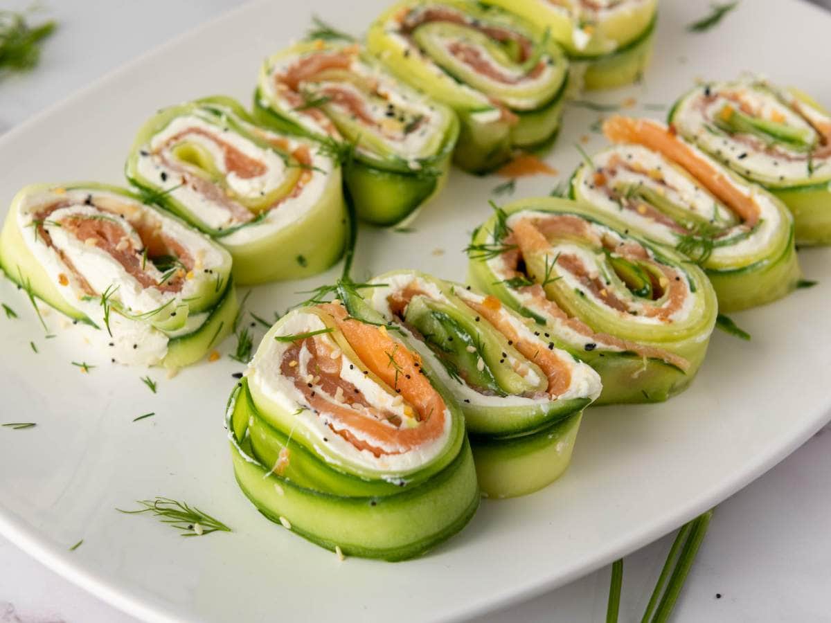 Creamy Cucumber Roll Ups Recipe