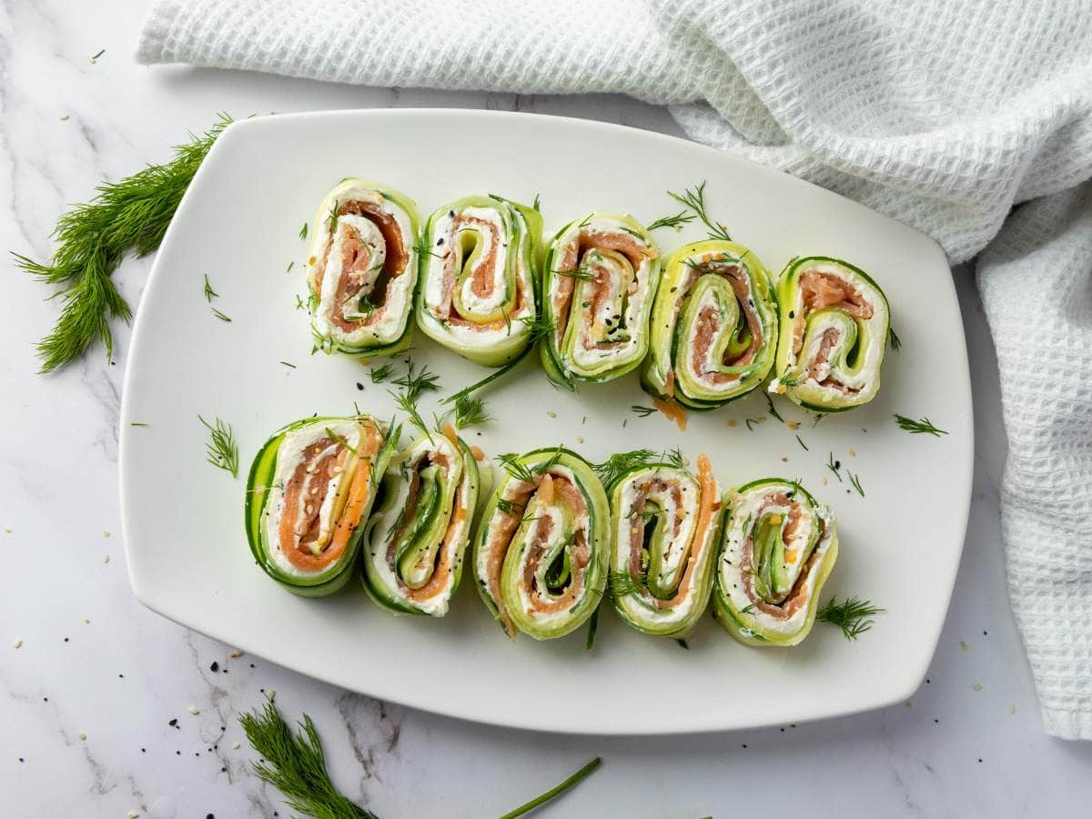 Creamy Cucumber Roll Ups Recipe