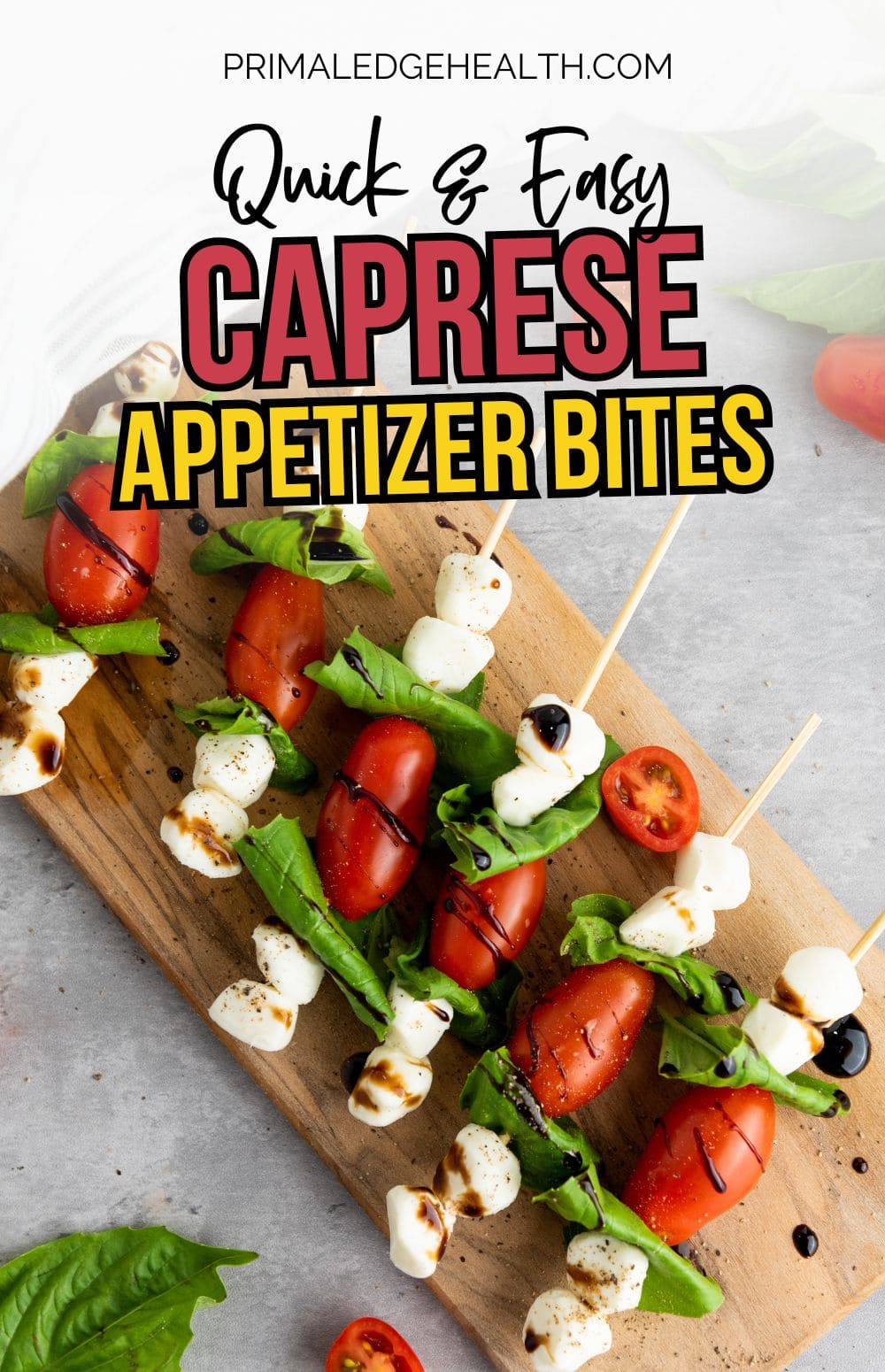 Mini Caprese Appetizer Bites Recipe