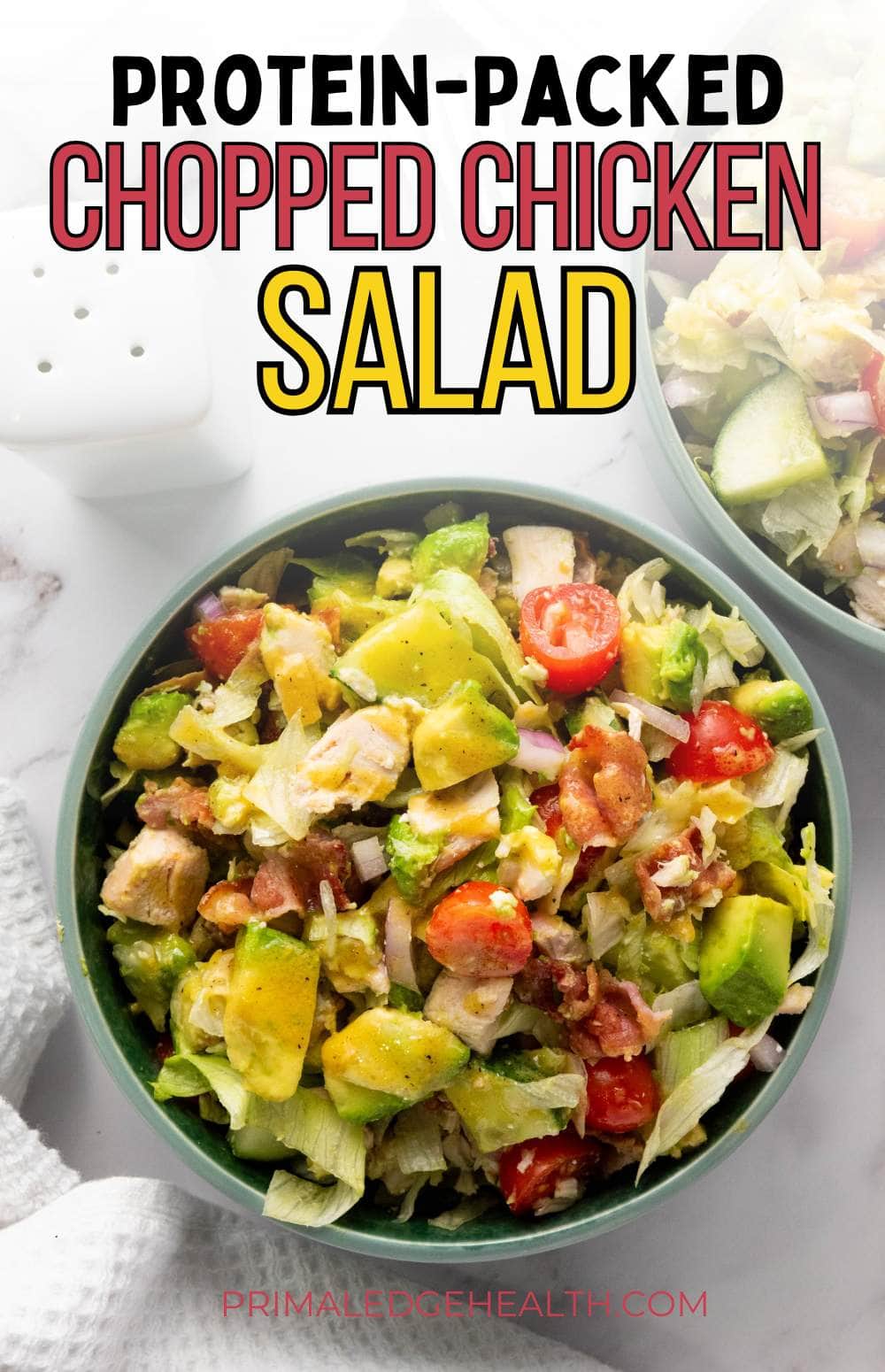 Easy Chopped Chicken Salad