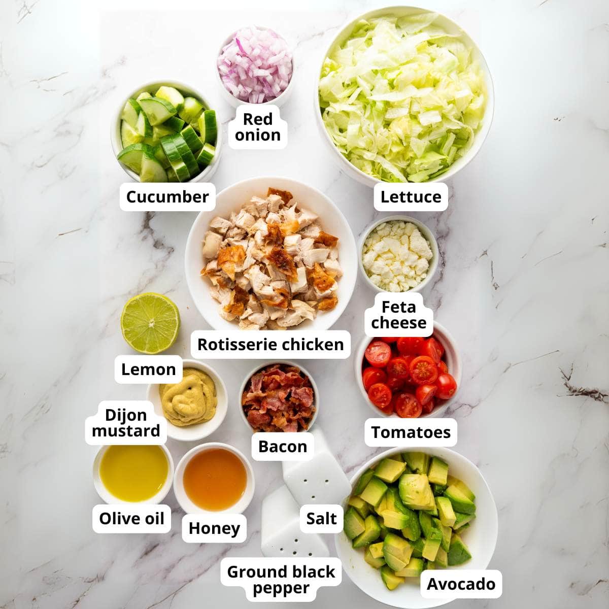 Easy Chopped Chicken Salad
