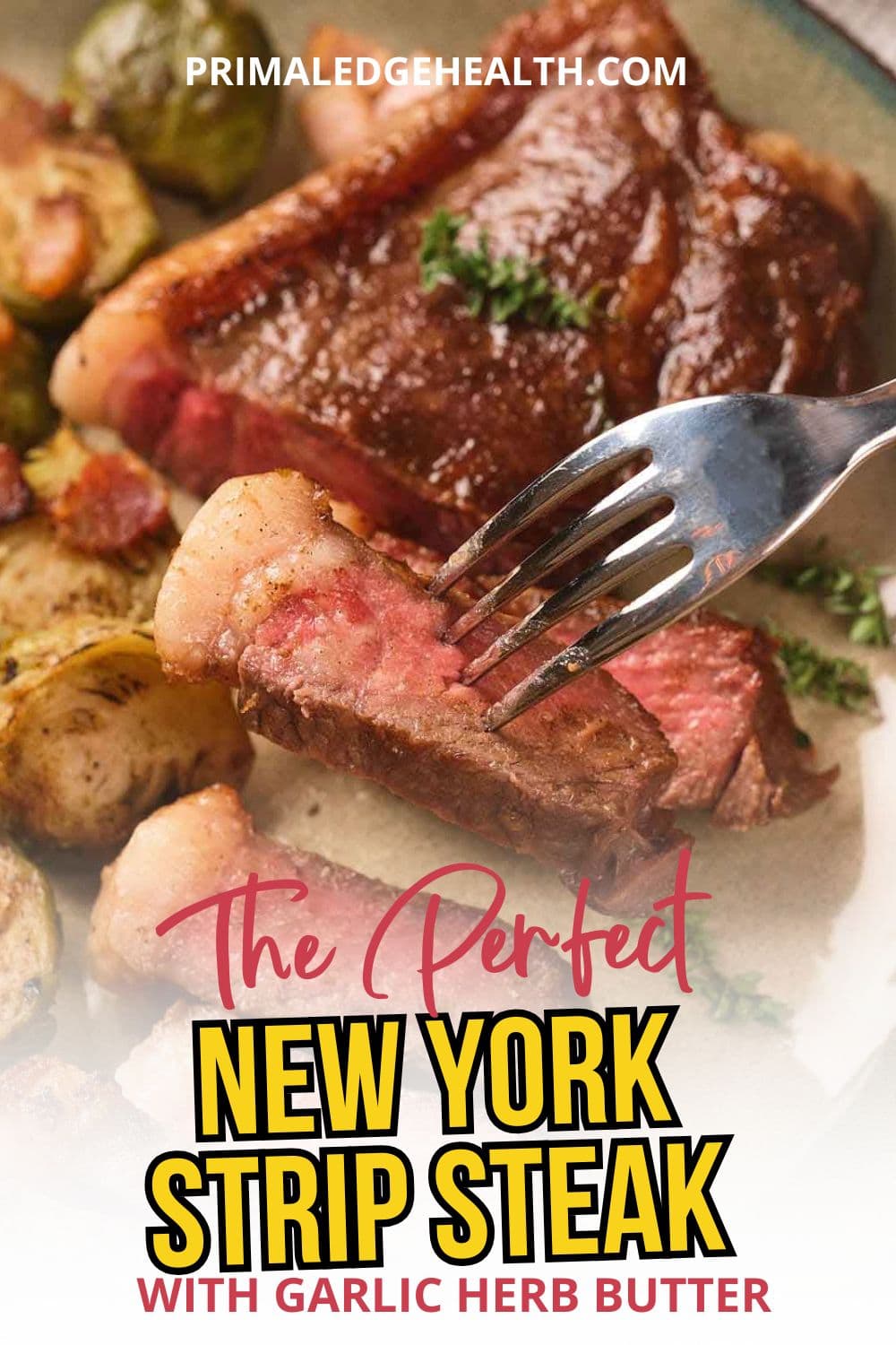 New York Strip Steak With Garlic Butter