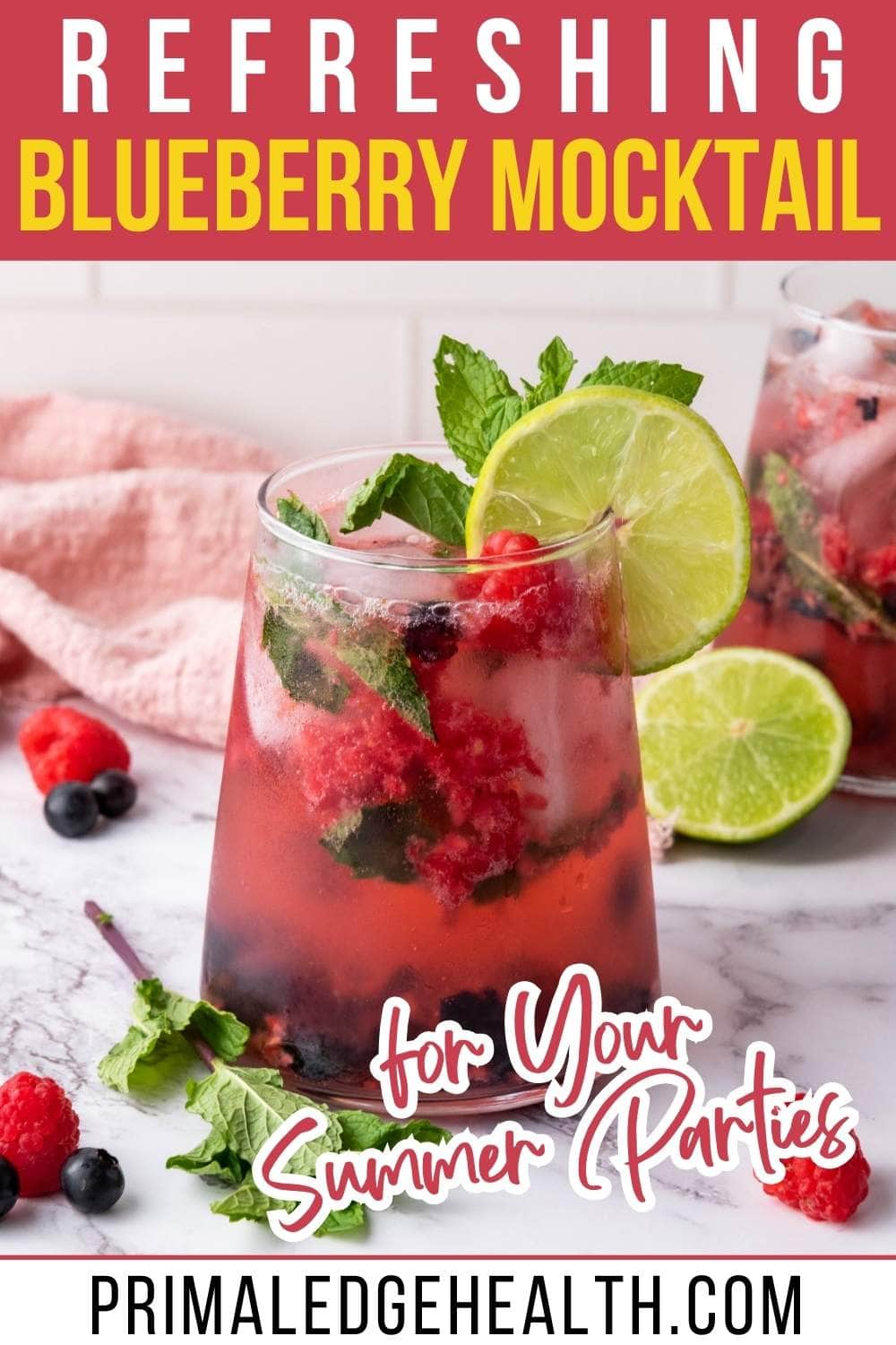 Blueberry Mocktail (Easy 10-Minute Recipe)