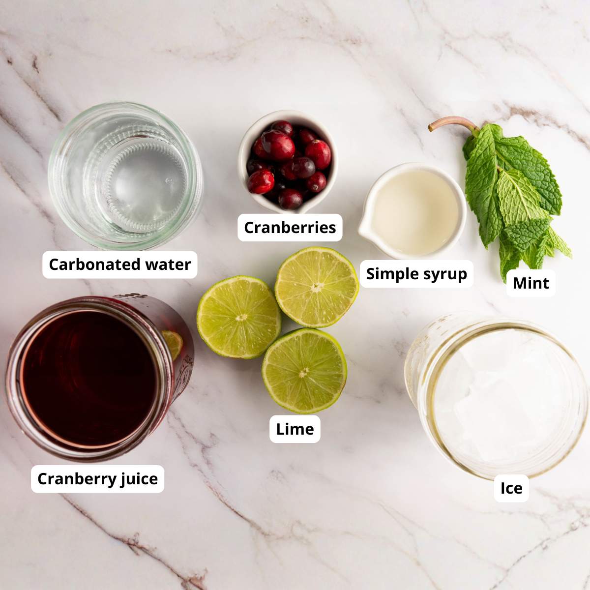 Quick Cranberry Mocktail Recipe (Only 5 Minutes)